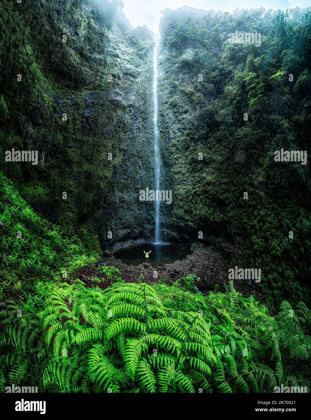 levada al caldeirao verde in madeira Stock Photo - Alamy