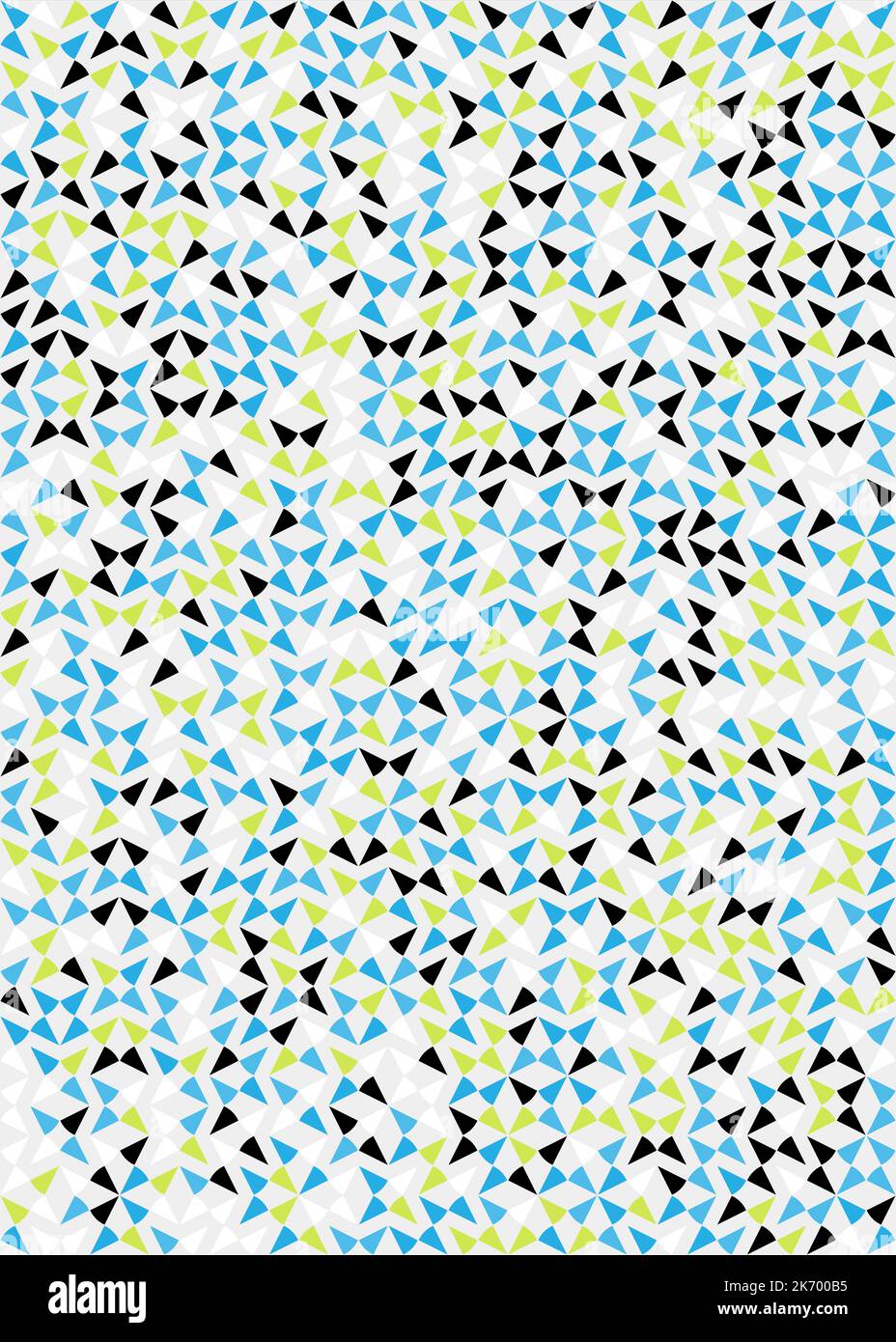 Abstract Geometrical generative computational art illustration Stock ...