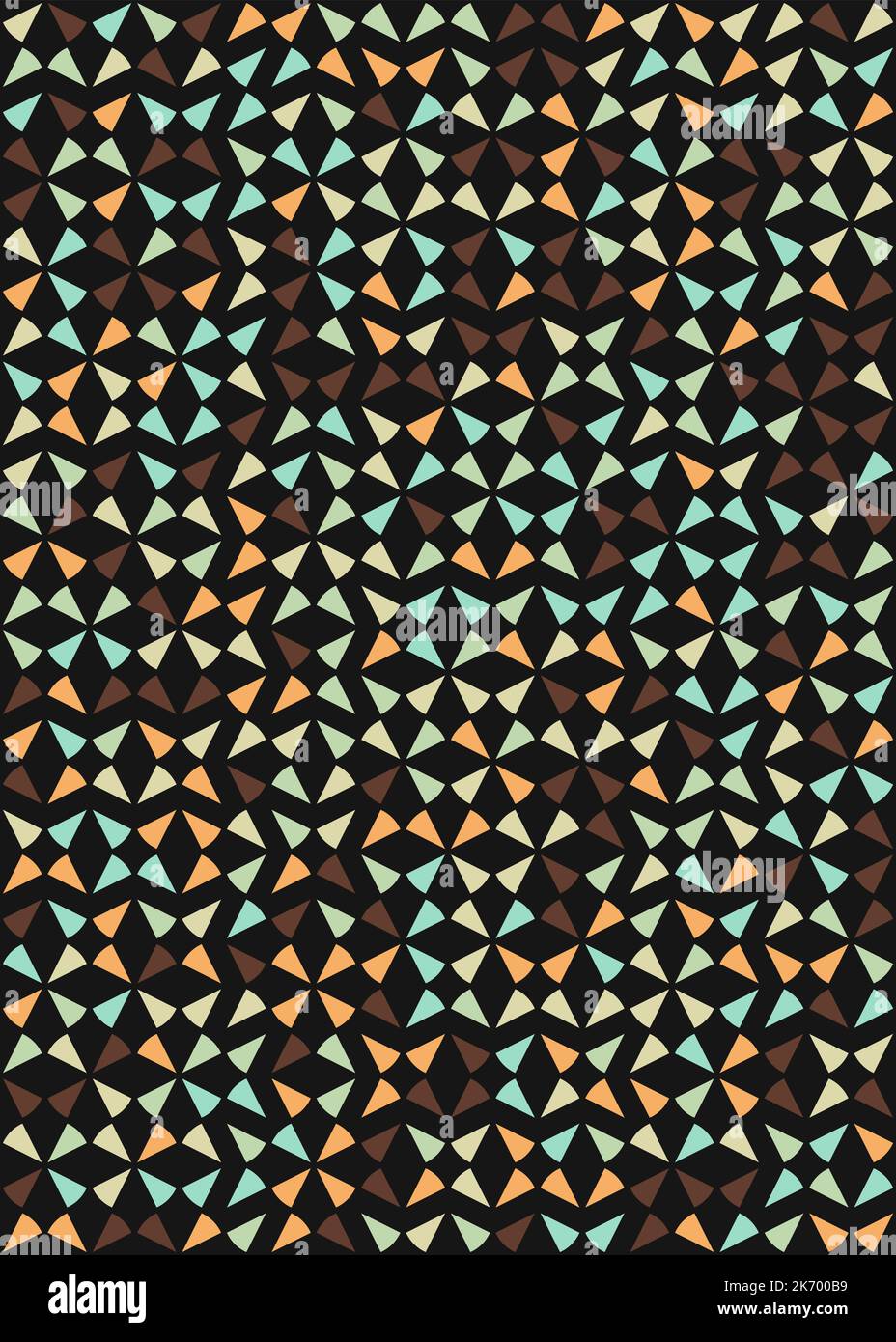 Abstract Geometrical generative computational art illustration Stock ...