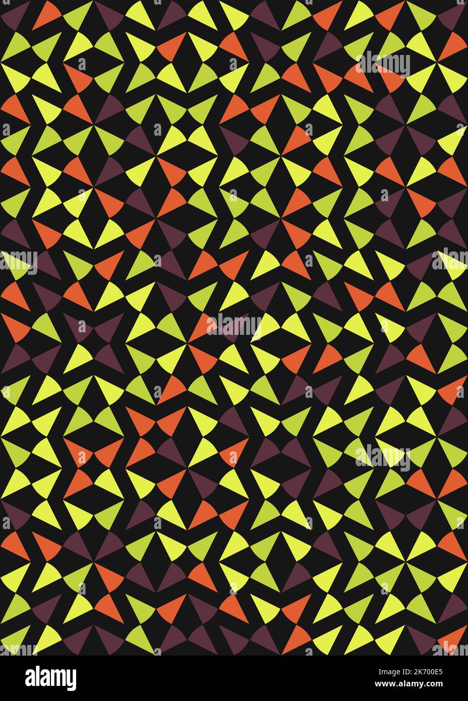 Abstract Geometrical generative computational art illustration Stock ...