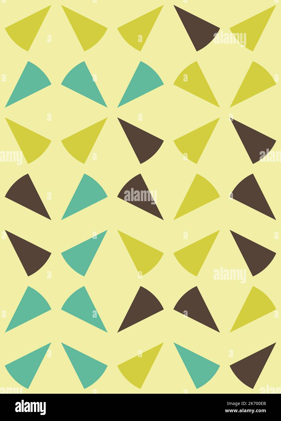 Abstract Geometrical generative computational art illustration Stock ...