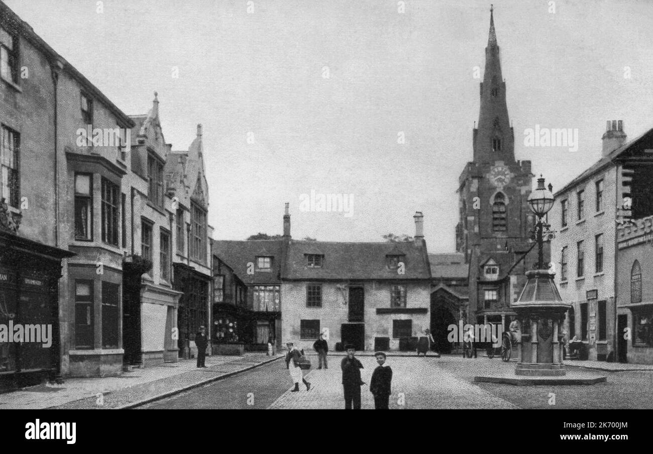 Market Place Uppingham Stock Photo - Alamy