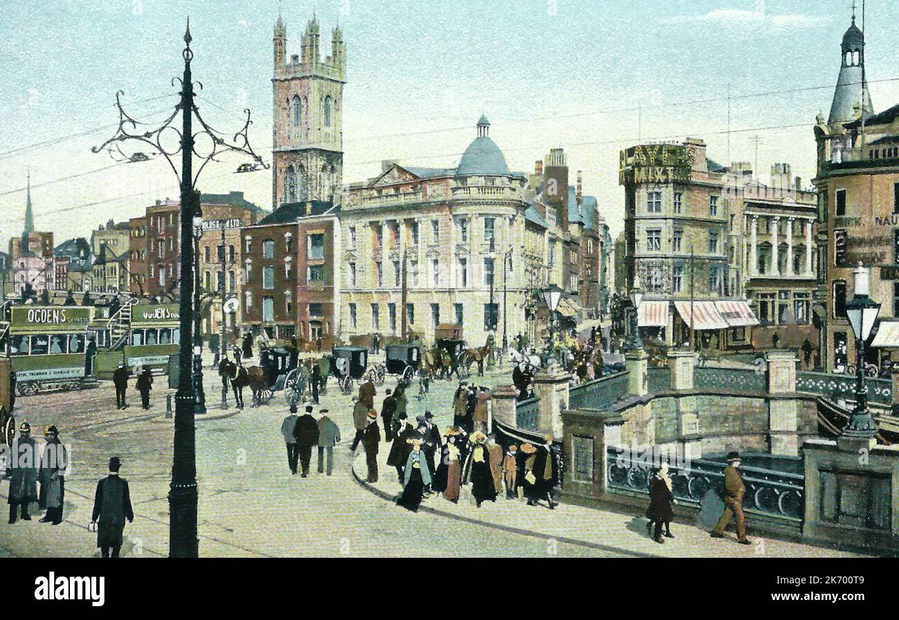 Bristol Tramway Central Vintage Image Stock Photo - Alamy