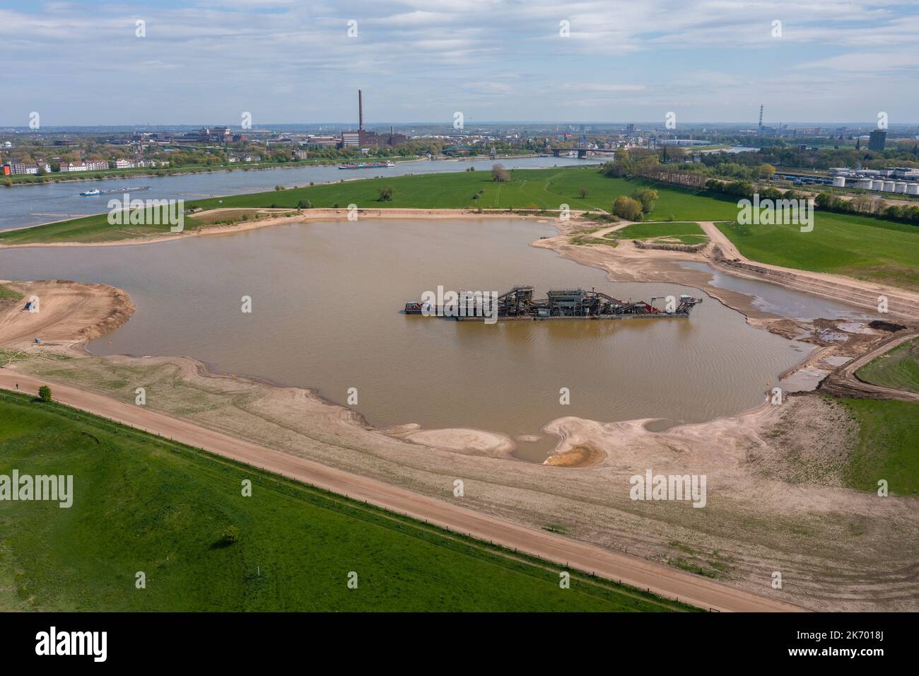 Sand extraction road hi-res stock photography and images - Alamy