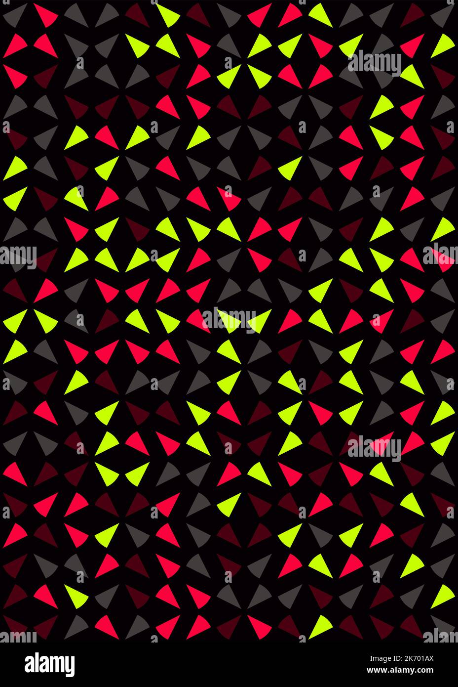 Abstract Geometrical generative computational art illustration Stock ...