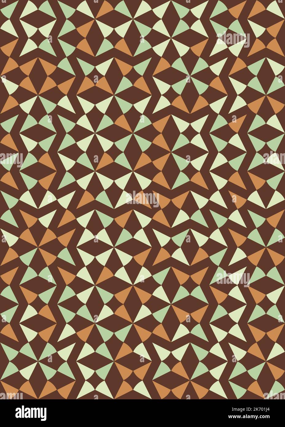 Abstract Geometrical generative computational art illustration Stock ...