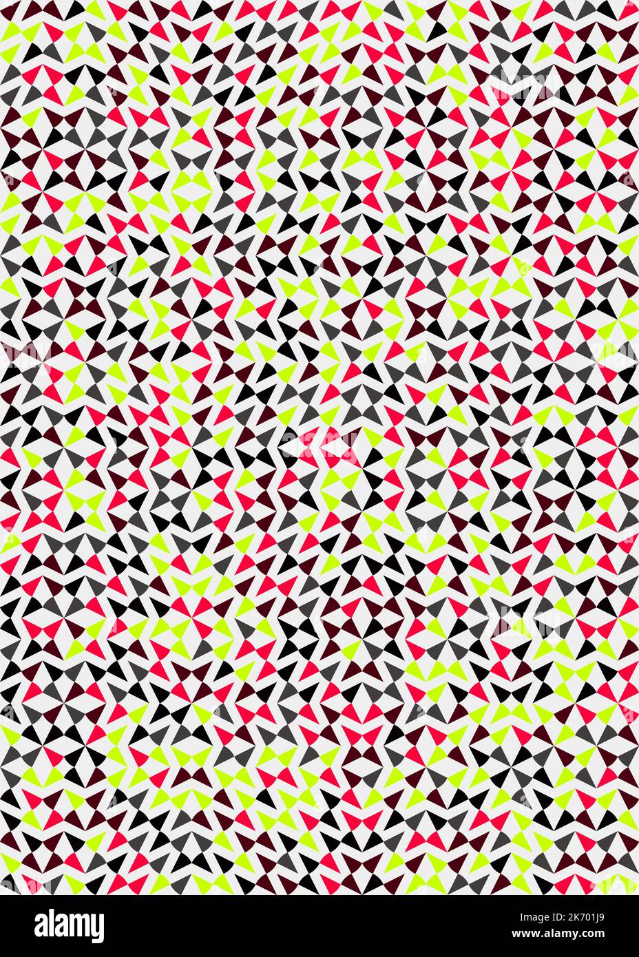 Abstract Geometrical generative computational art illustration Stock ...