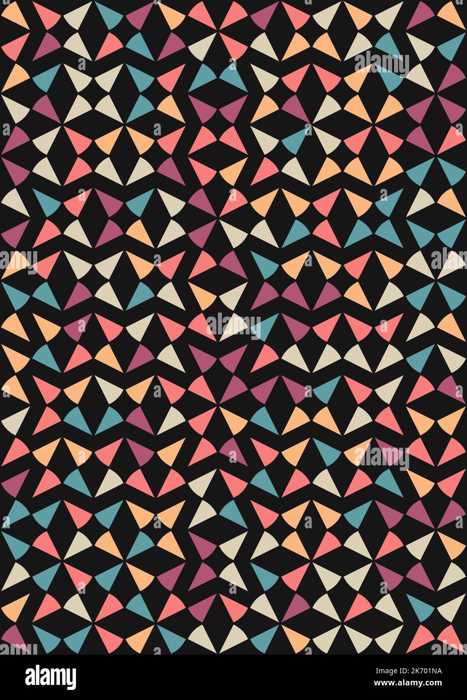 Abstract Geometrical generative computational art illustration Stock ...