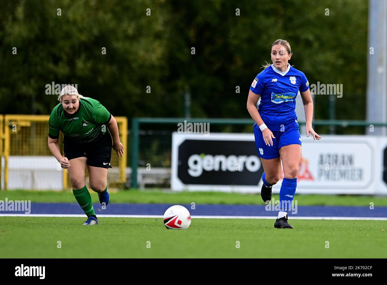 Cardiff, UK. 16th Oct, 2022. Genero Adran Premier Phase 1 22/23 ...
