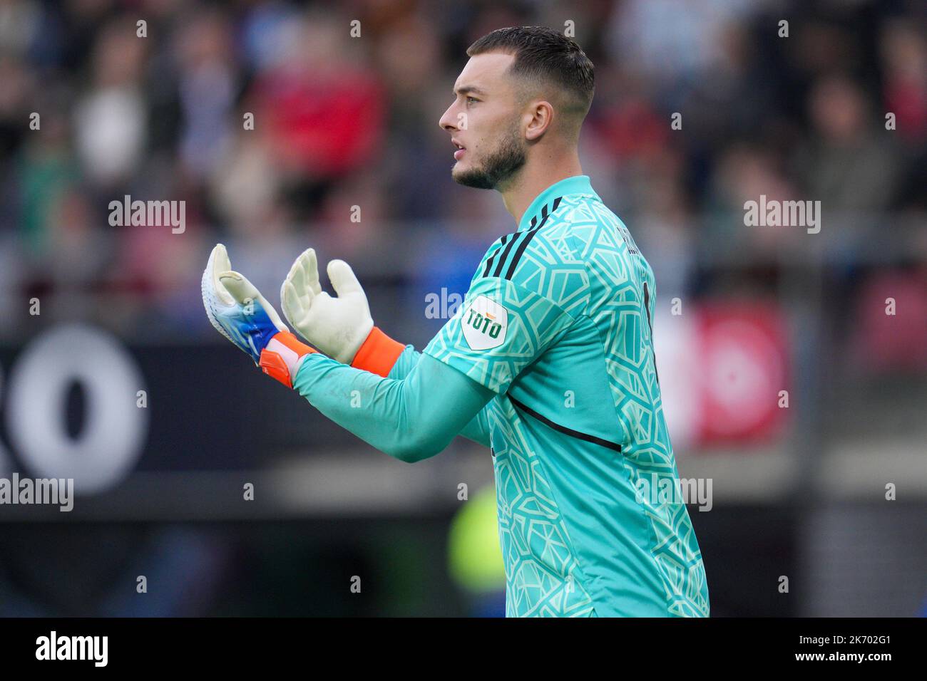 ALKMAAR, 16-10-2022, AFAS Stadium. Dutch football, Eredivisie, season ...