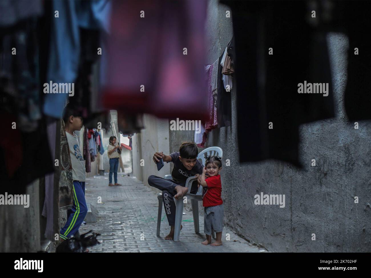 October 16, 2022, Gaza City, The Gaza Strip, Palestine: Palestinian ...