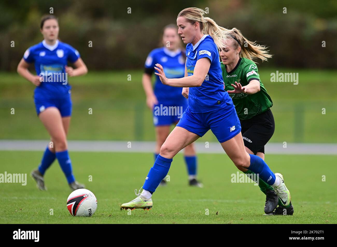 Cardiff, UK. 16th Oct, 2022. Genero Adran Premier Phase 1 22/23: Cardiff City FC v Aberystwyth ...