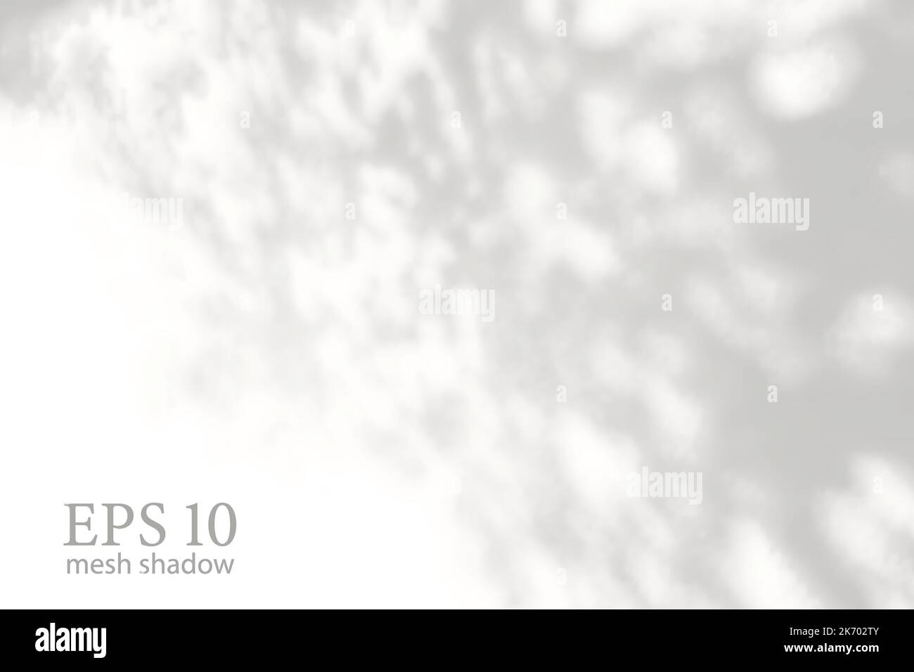 Transparent natural plant shadow. Light effect overlay. Mesh grid ...