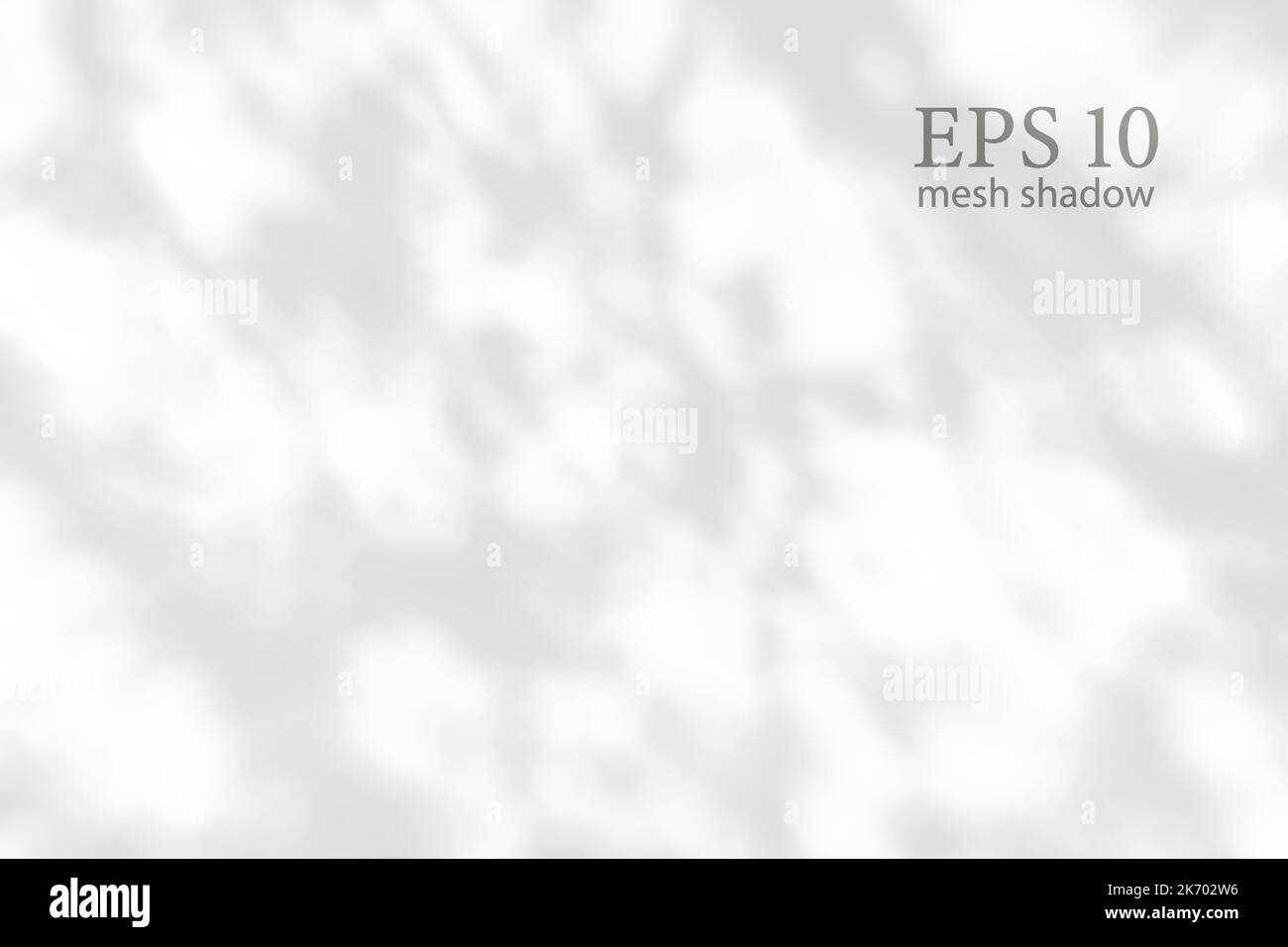 Transparent natural plant shadow. Light effect overlay. Mesh grid ...