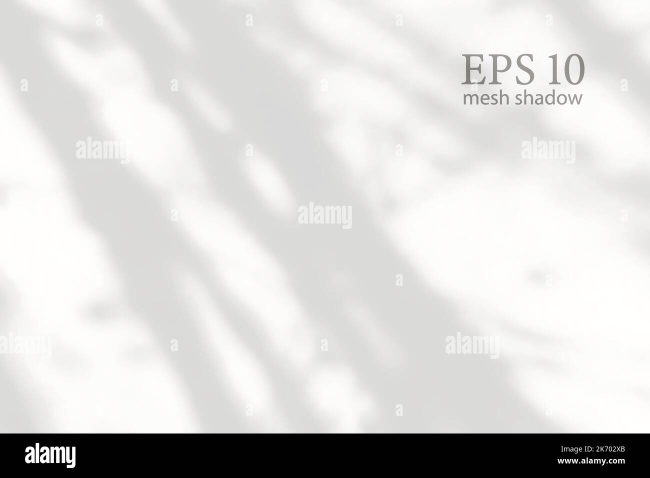 Transparent natural plant shadow. Light effect overlay. Mesh grid ...