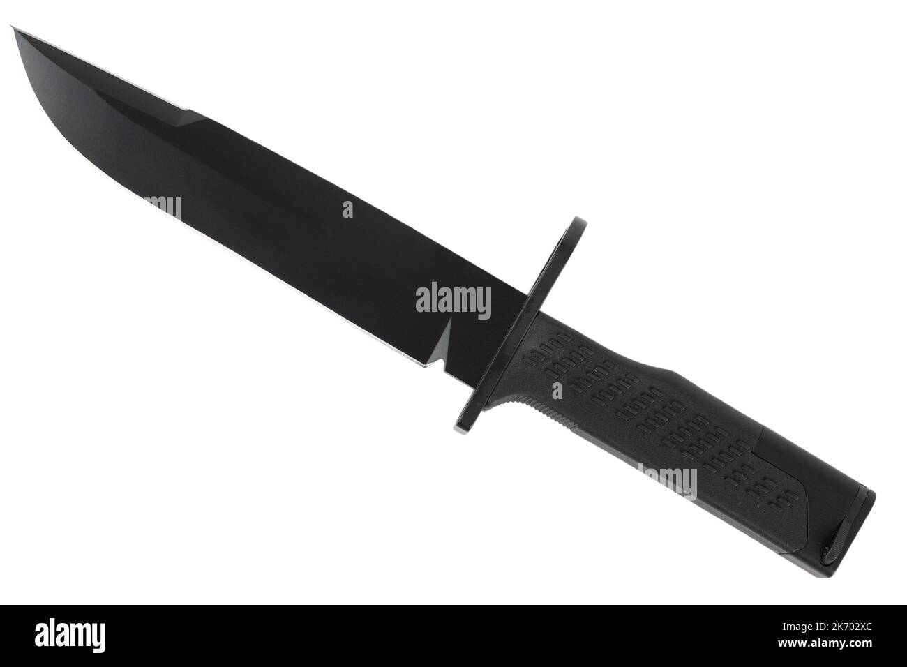 Modern bayonet for assault rifle isolated on white background Stock ...