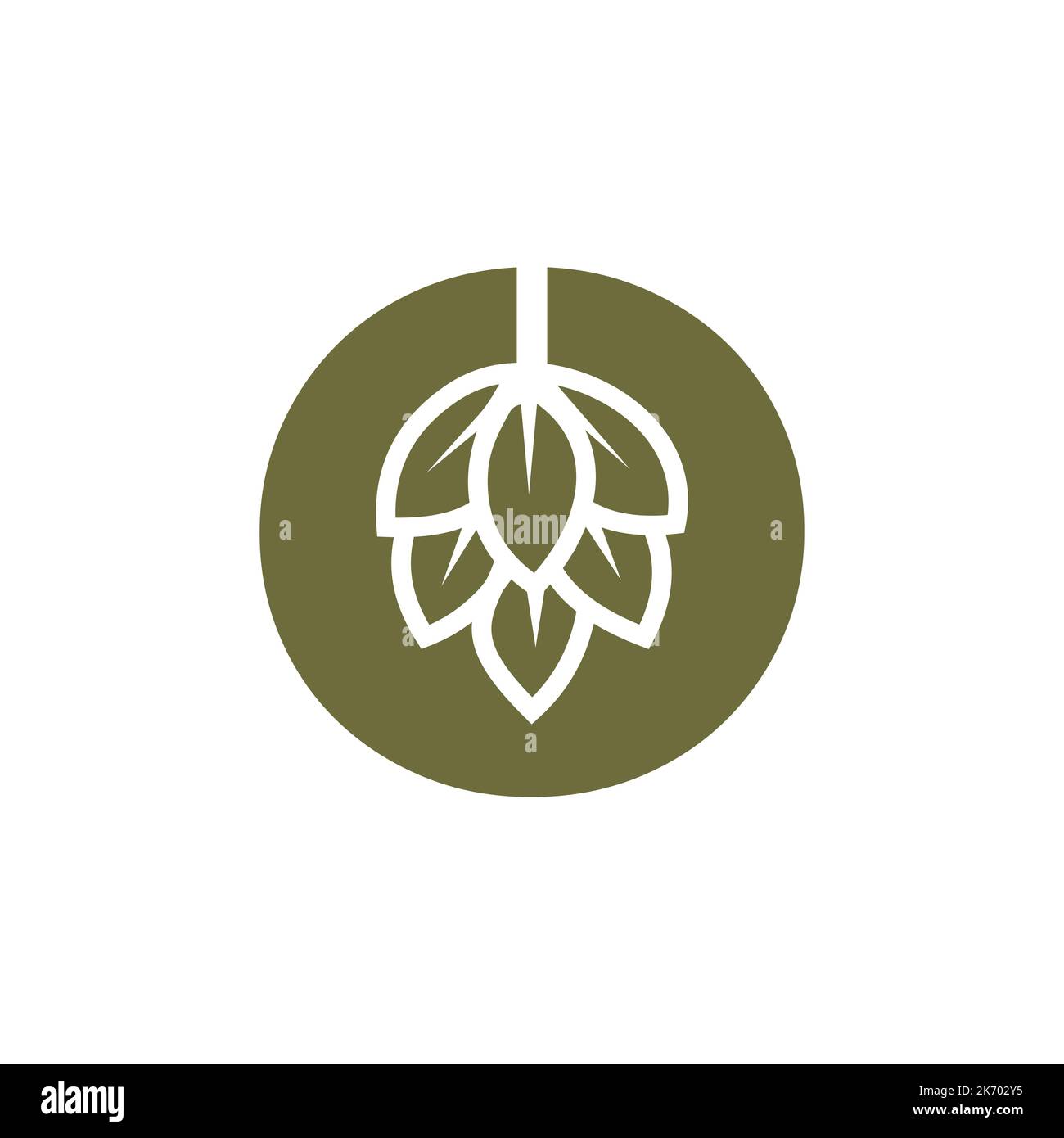 Initial Letter O Brewing Logo With Beer Icon Vector Template Stock ...