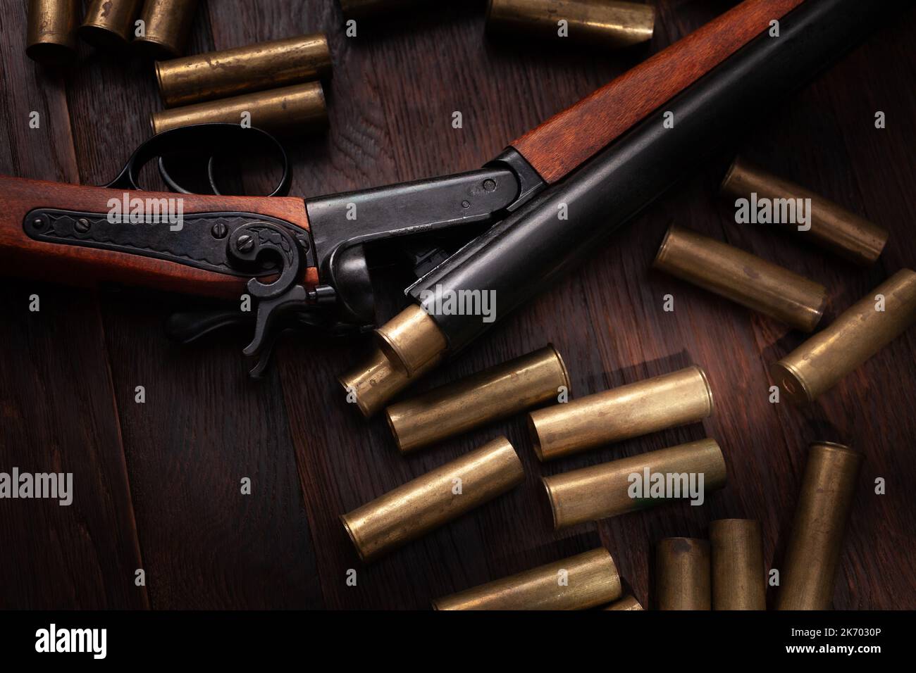 Sawn off shotgun wild west hi-res stock photography and images - Alamy
