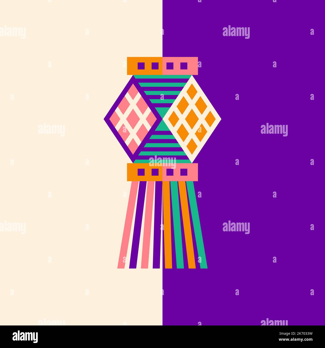 Decorative diwali lantern icon hi-res stock photography and images - Alamy