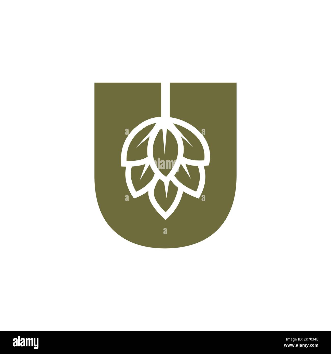 U beer logo hi-res stock photography and images - Alamy