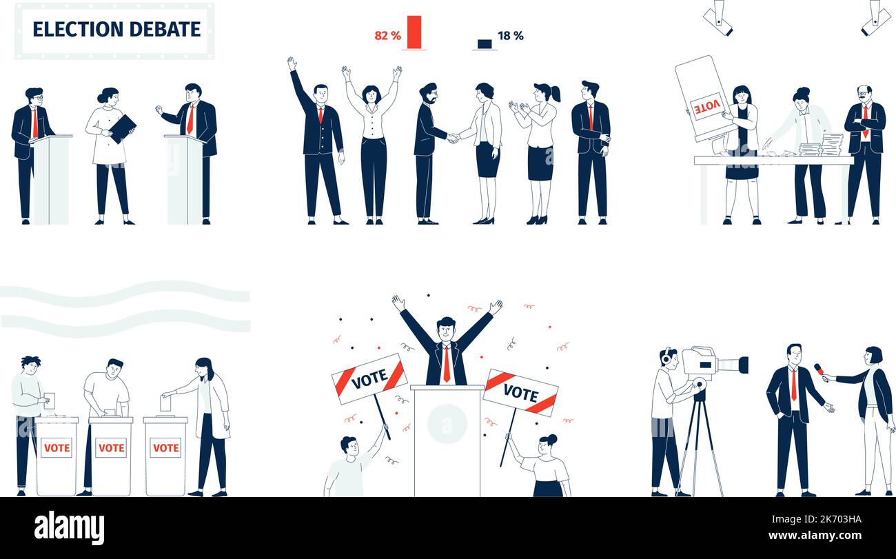 Electoral decision support Stock Vector Images - Alamy