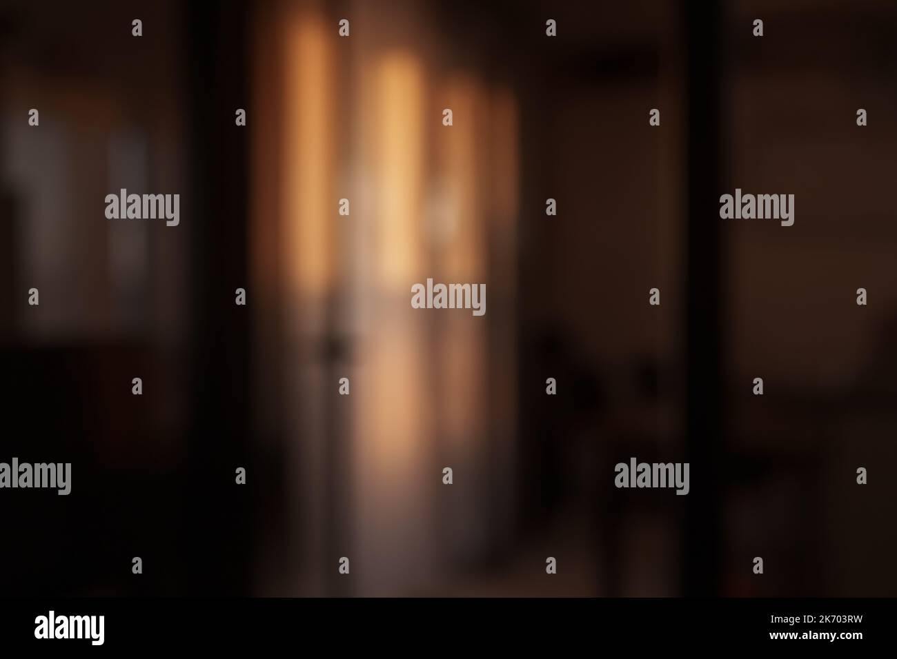 Blurred background of dining room with natural light from a window ...