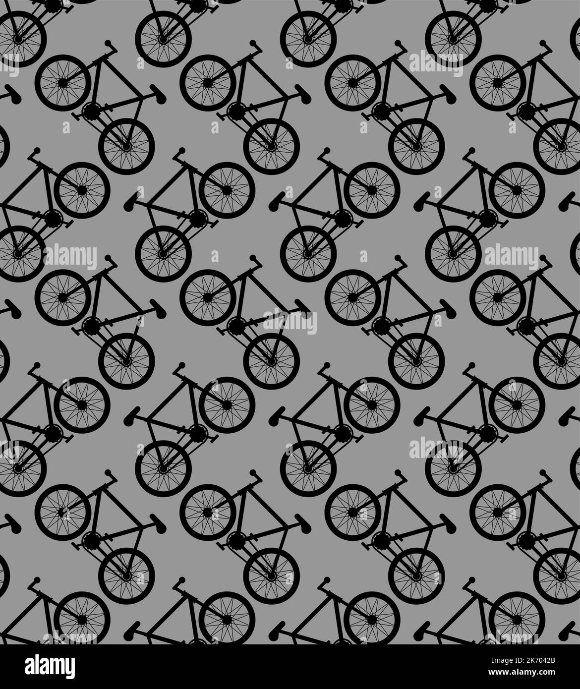 Bike Pattern seamless. bicycle Background. Vector texture Stock Vector ...