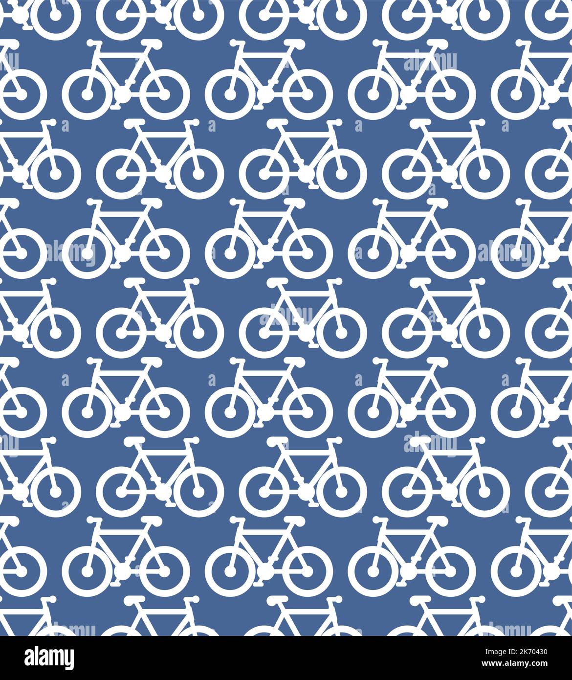 Bike Pattern Seamless Bicycle Background Vector Texture Stock Vector
