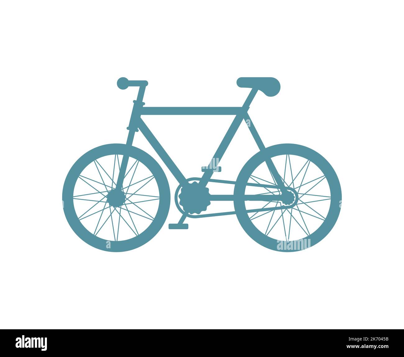 Bike isolated. bicycle sign. Vector illustration Stock Vector Image ...