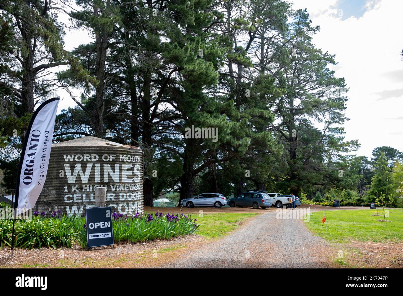 Orange in regional NSW, Word of Mouth Organic wines vineyard and cellar ...