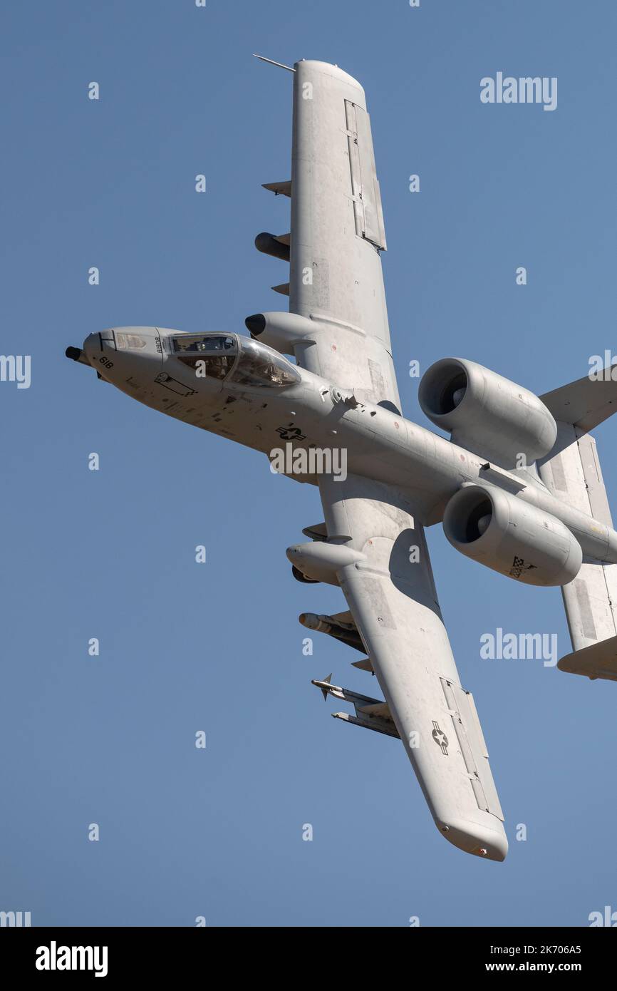 A-10 Thunderbolt II's from the 124th Fighter Wing conduct target ...