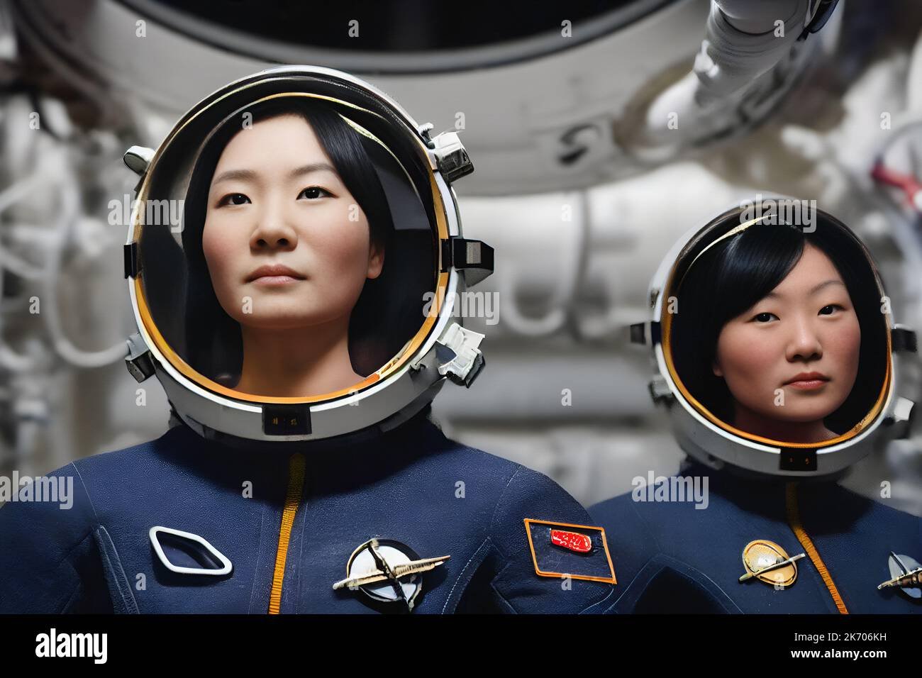Female chinese astronaut hi-res stock photography and images - Alamy