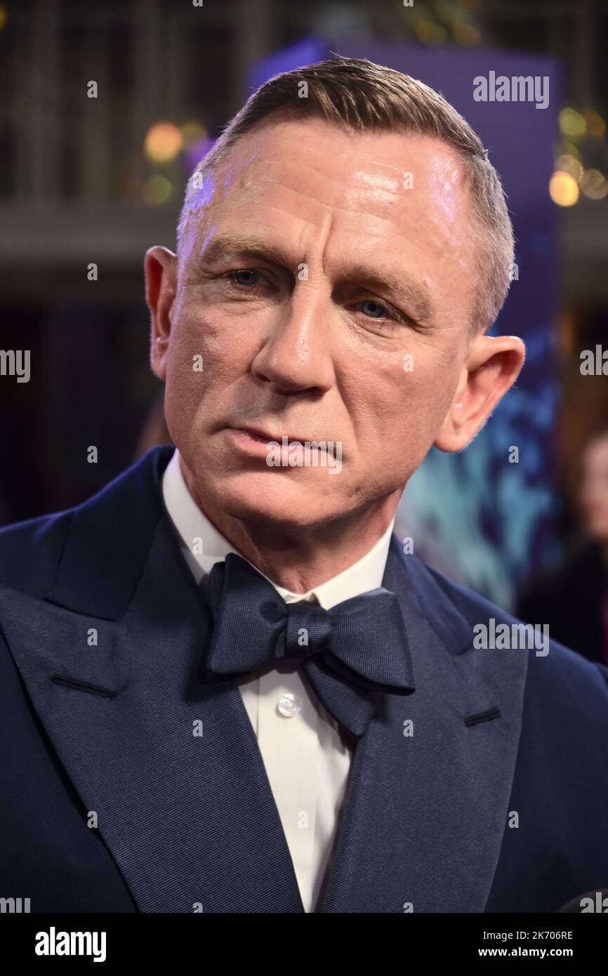 London, UK. 16th Oct, 2022. London, UK. Daniel Craig. Glass Onion ...