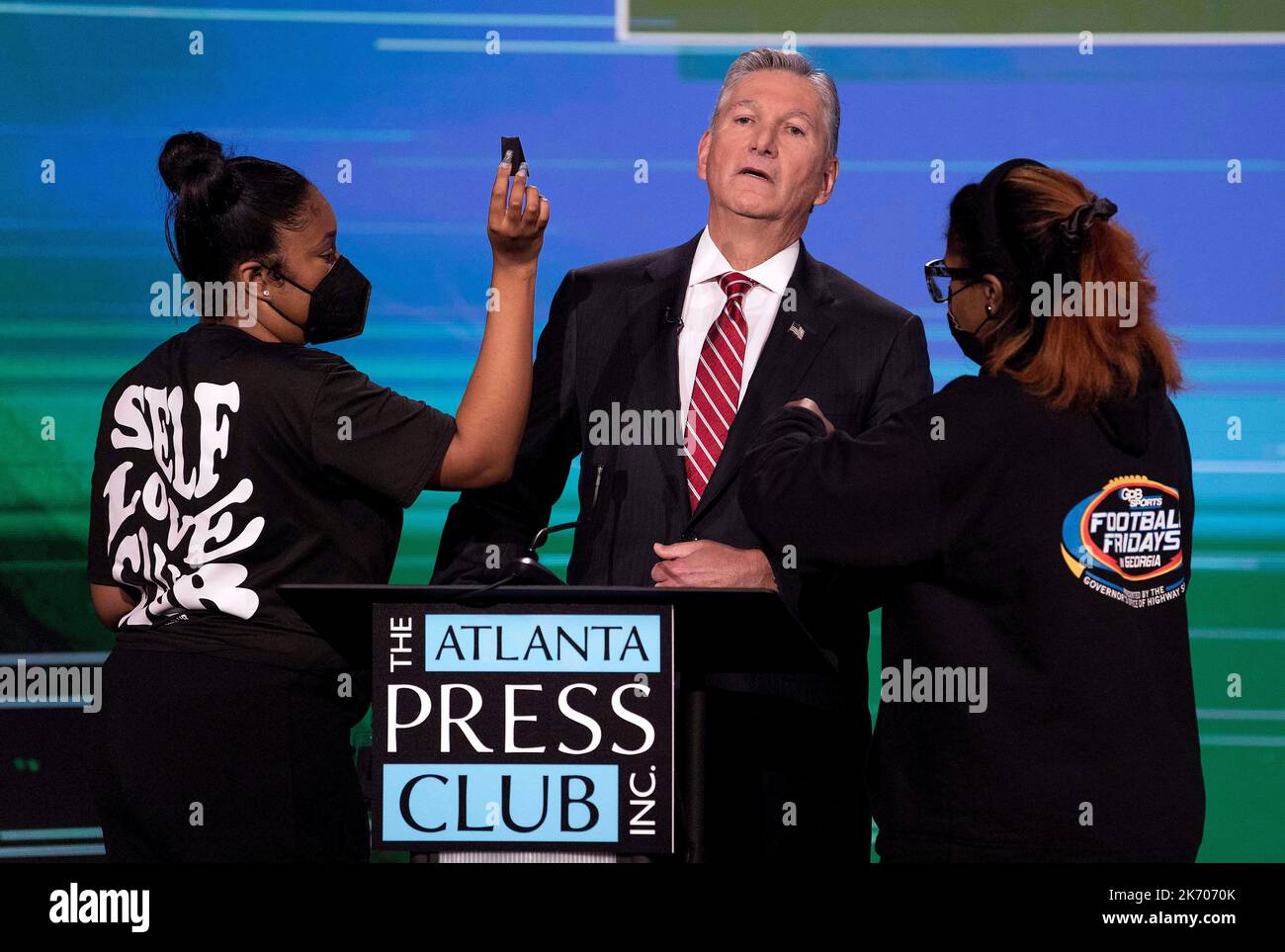 Atlanta, Georgia, USA. 16th Oct, 2022. MARK GONSALVES, Republican ...