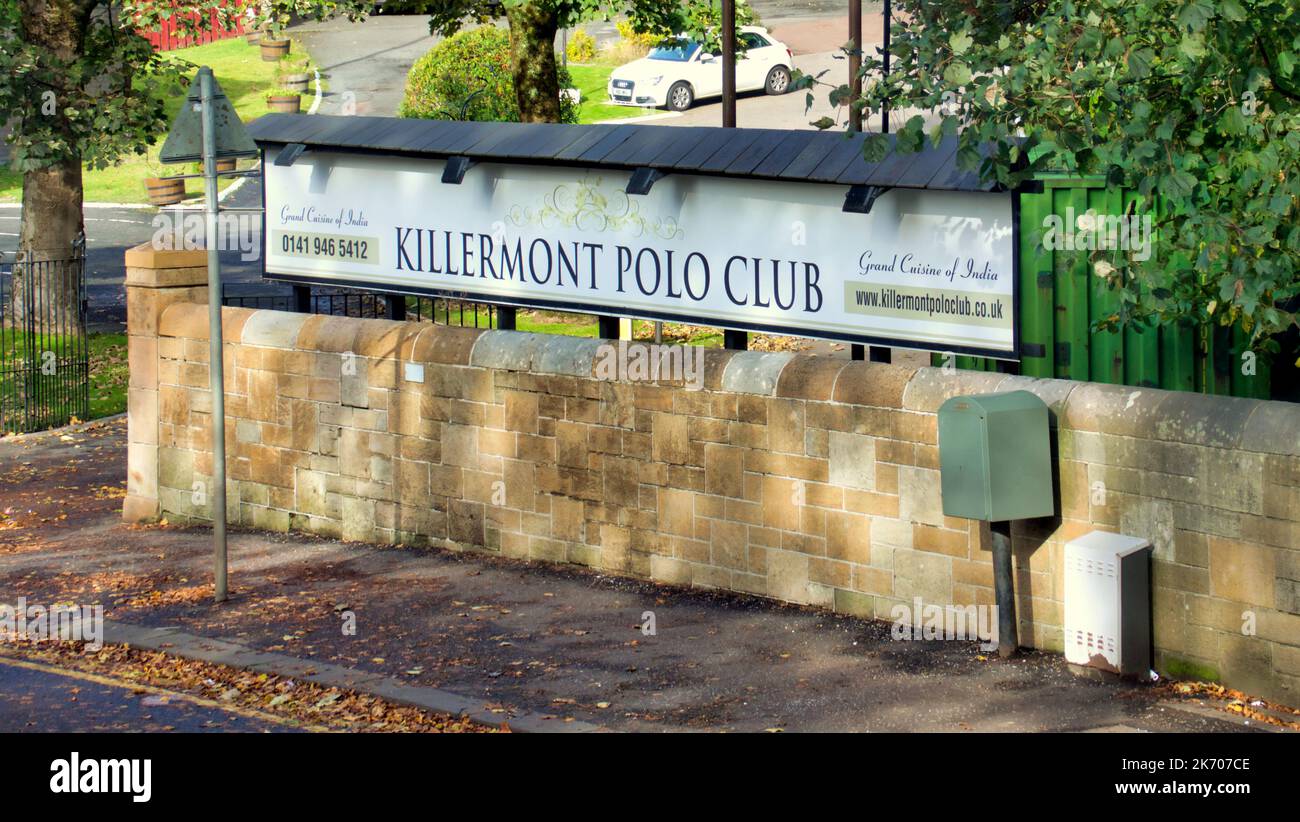 Killermont Polo Club indian restaurant curry restaurant sign2022 ...