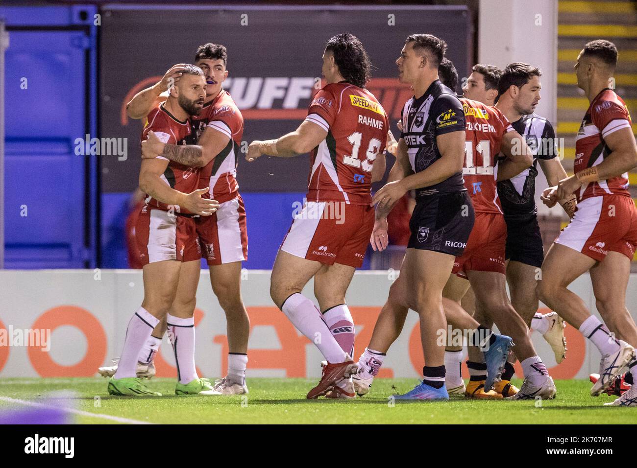 Warrington, UK. 16th October 2022; Halliwell Jones Stadium, Warrington ...