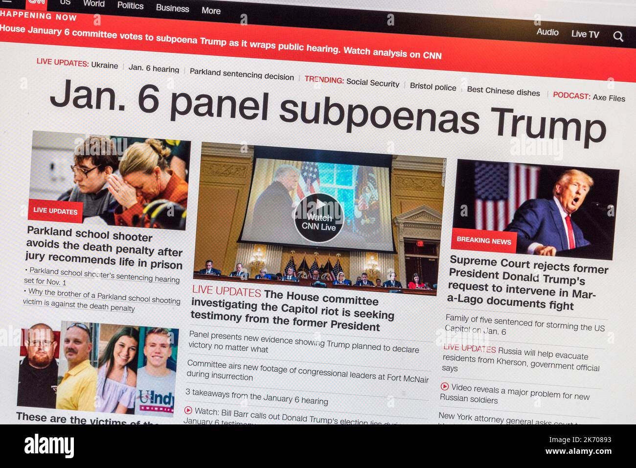 Jan 6 panel hi-res stock photography and images - Alamy