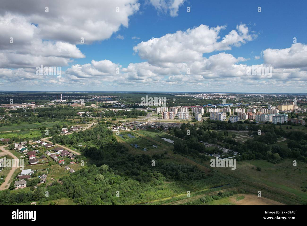 Urban development aerial view hi-res stock photography and images - Alamy
