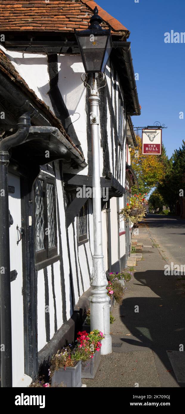 Cottages Much Hadham Hertfordshire Stock Photo - Alamy