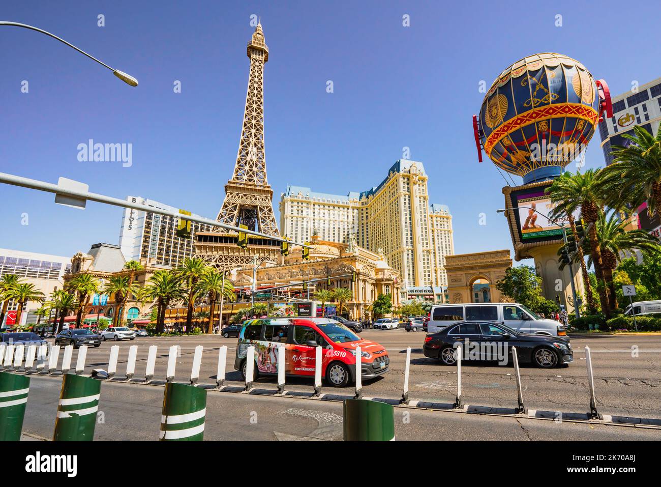 Las Vegas, Nevada, USA - October 1, 2021 Las Vegas Paris Hotel and ...