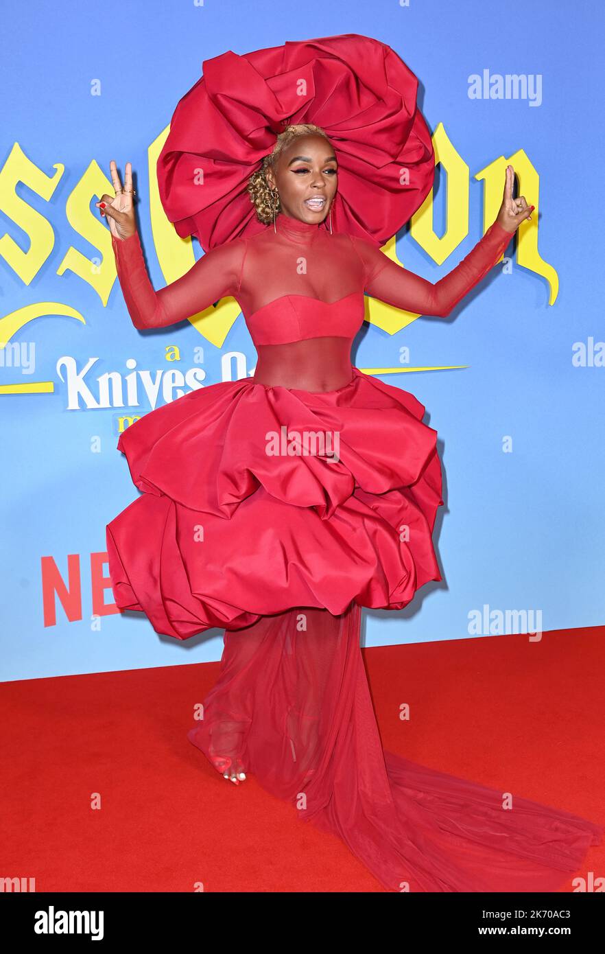 London, UK. October 16th, 2022. London, UK. Janelle Mon‡e arriving at ...