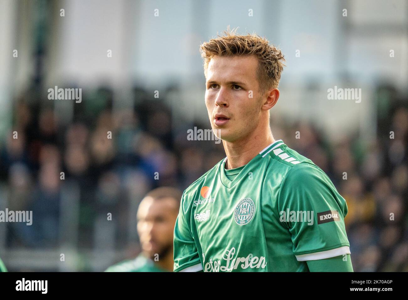 Viborg, Denmark. 16th Oct, 2022. Oliver Bundgaard Kristensen (23) of ...