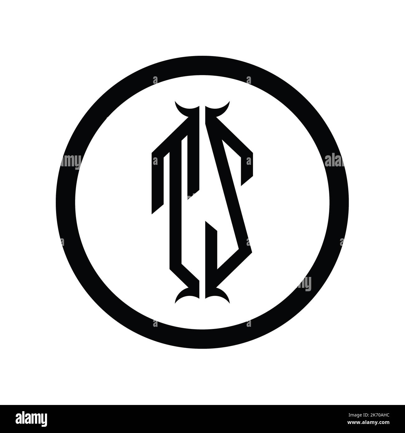 ZT Logo monogram letter with hexagon horn shape design template Stock ... ZT Logo monogram letter with hexagon horn shape design template Stock ...