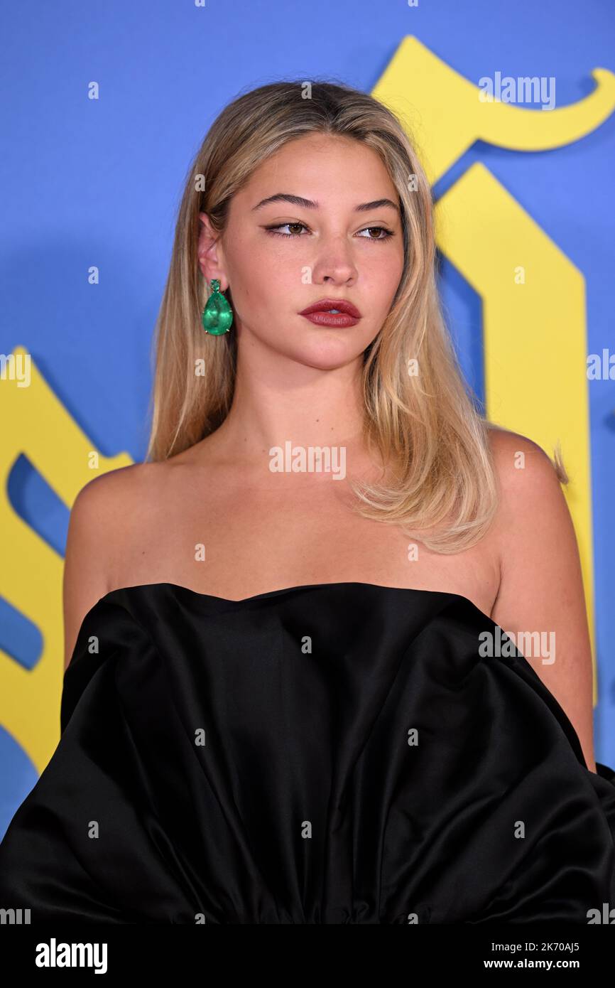 London, UK. October 16th, 2022. London, UK. Madelyn Cline arriving at ...