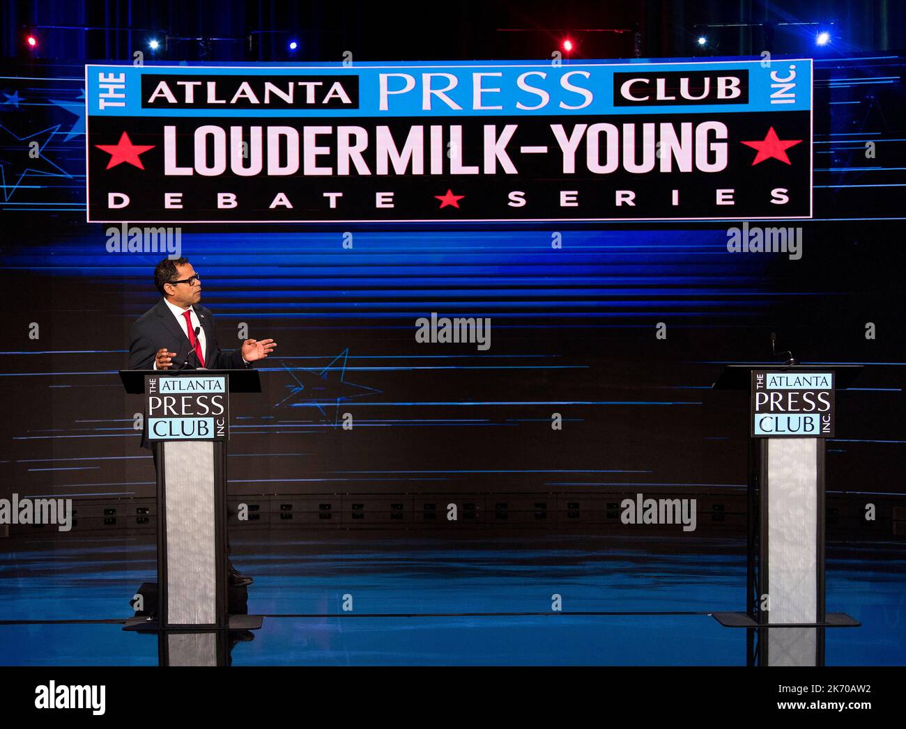Atlanta, Georgia, USA. 16th Oct, 2022. Republican candidate for ...