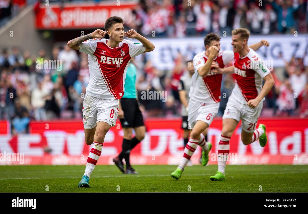 Köln, 16.10.2022 Torjubel: Denis Huseinbasic (Köln) 1. FC Köln - FC ...
