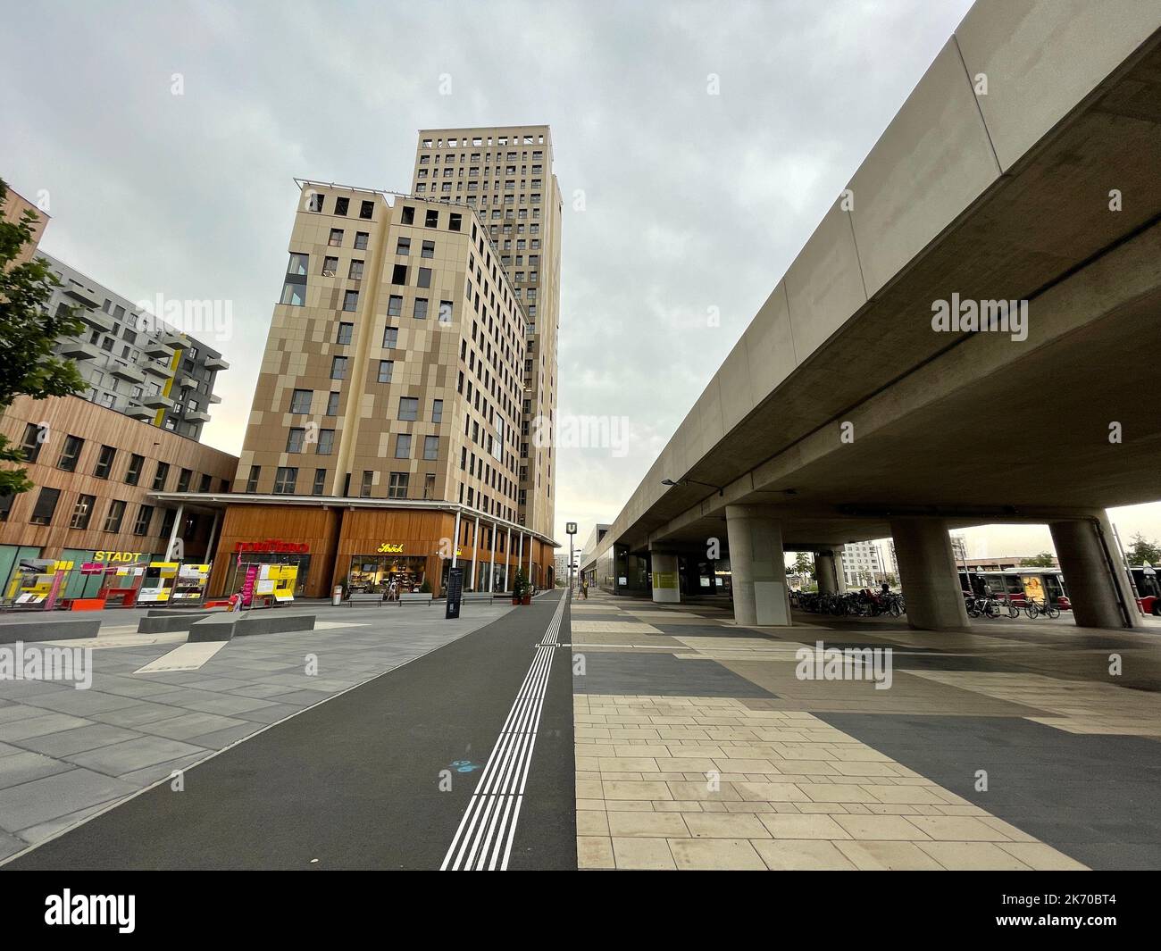 Vienna Austria Aug.16 2020, The HoHo wooden apartment tower at the new ...