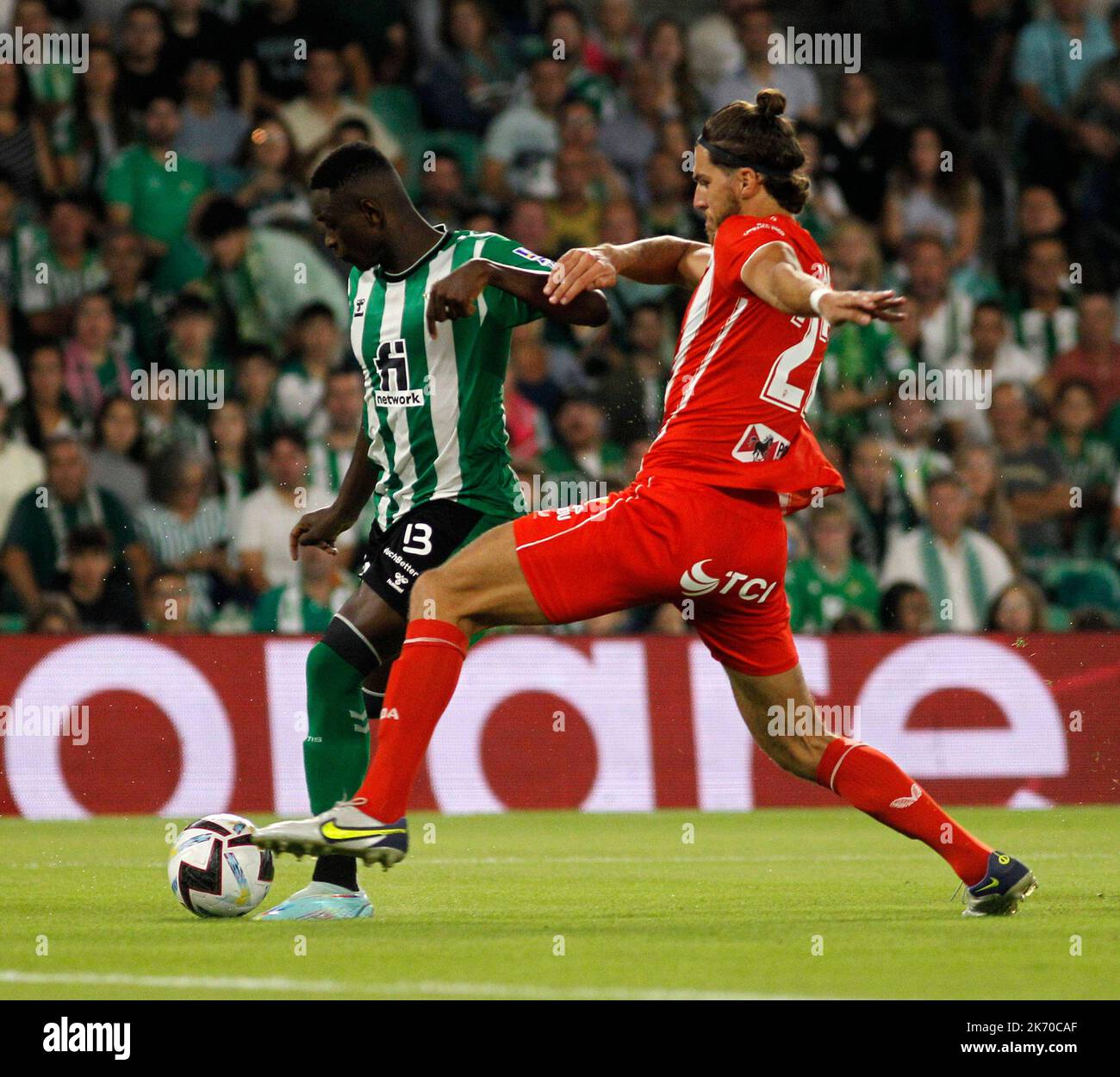 Sevilla, Spain. 16th Oct, 2022. Spanish La Liga soccer match Betis vs ...