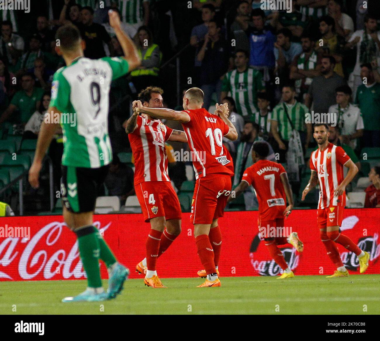 Sevilla, Spain. 16th Oct, 2022. Spanish La Liga soccer match Betis vs ...