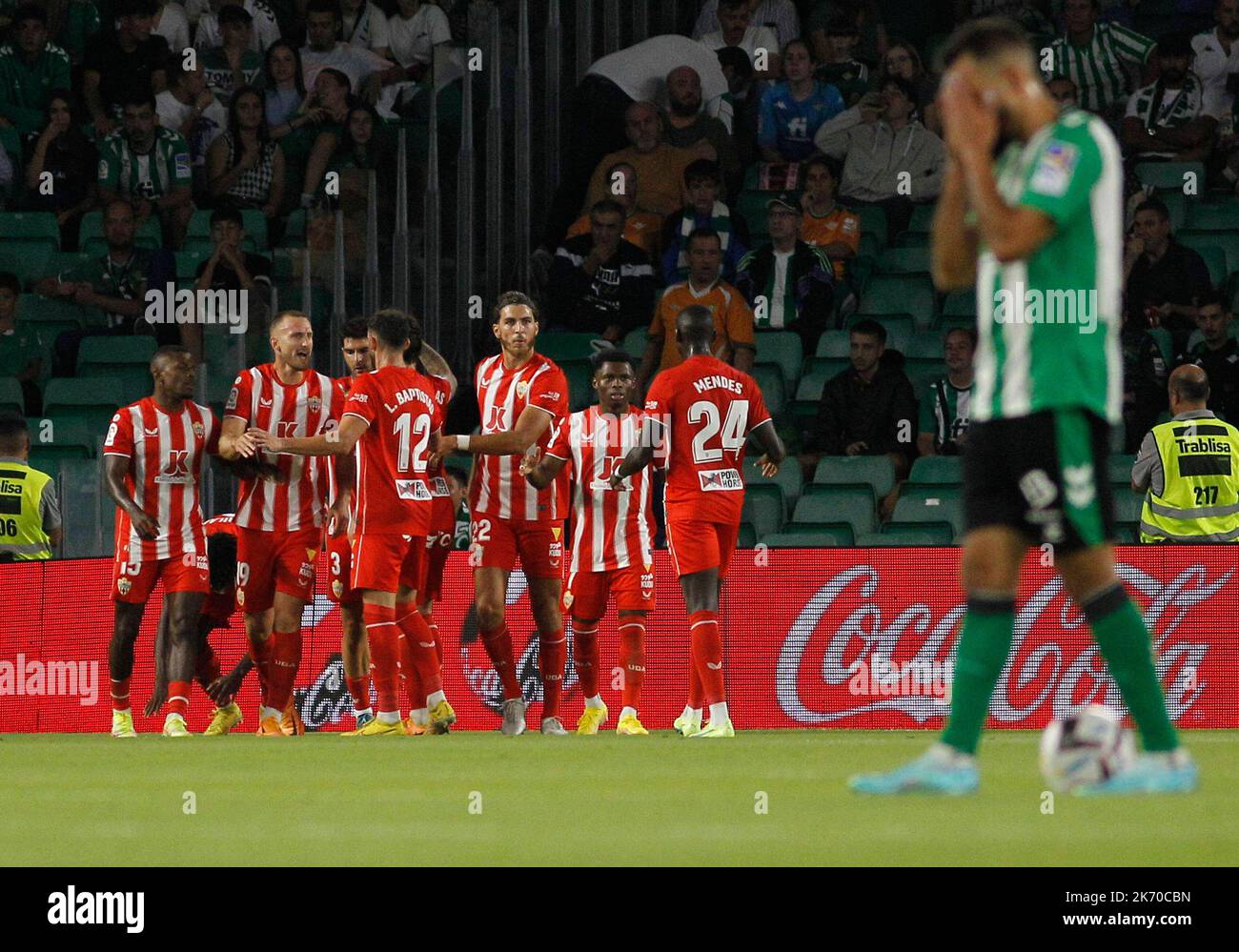 Sevilla, Spain. 16th Oct, 2022. Spanish La Liga soccer match Betis vs ...